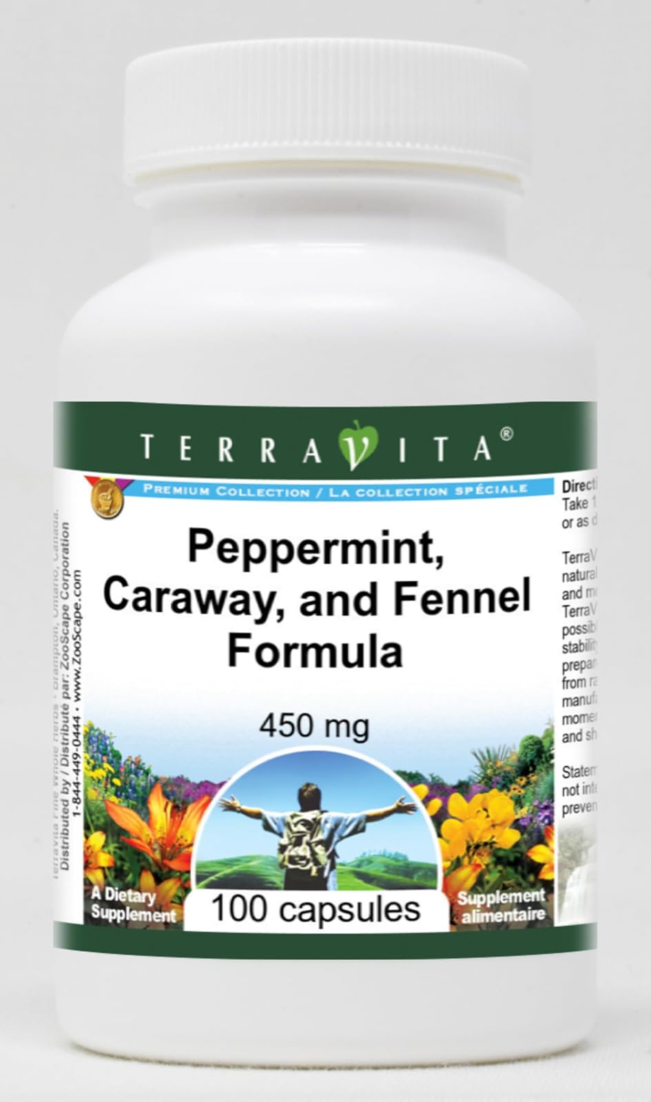 Terravita peppermint caraway fennel capsules