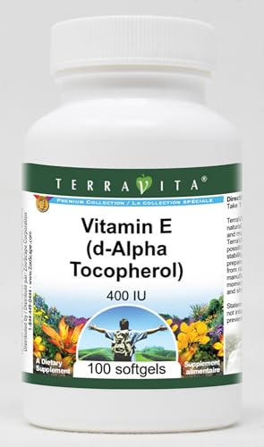 Terravita Vitamin E softgels for skin health