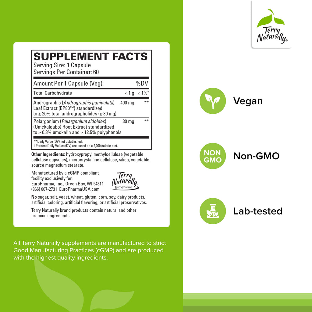Terry Naturally andrographis for wellness