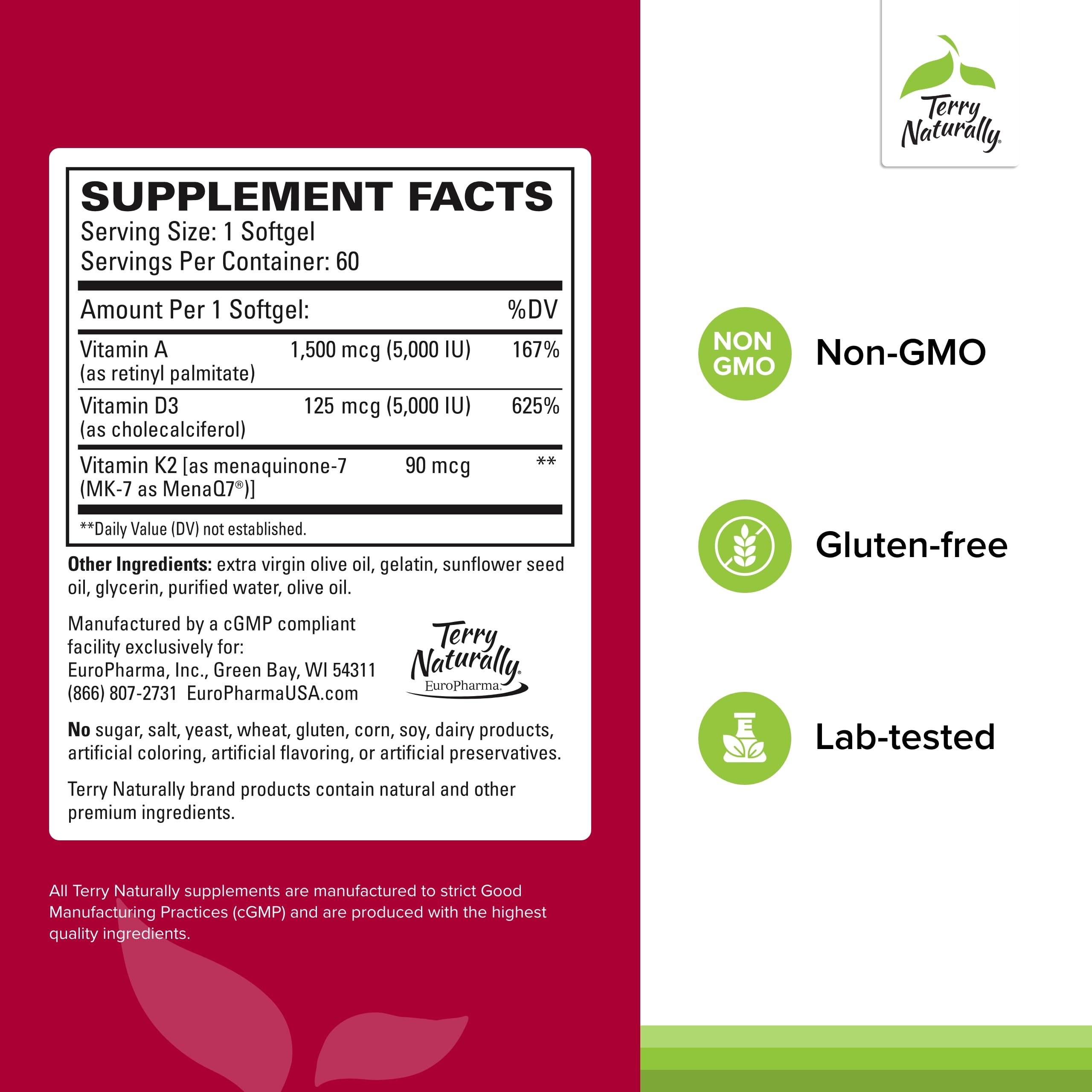 Terry Naturally Artery supplements for circulation