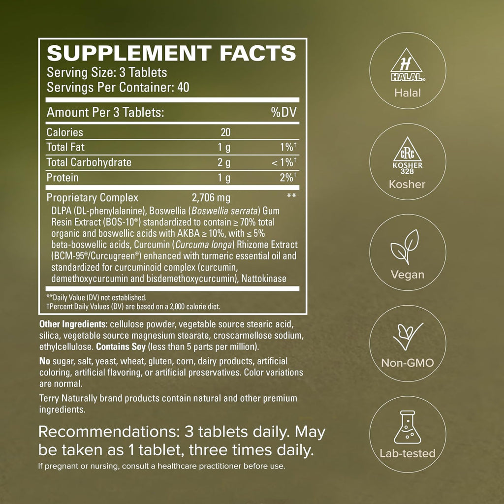 Terry Naturally Curamin benefits