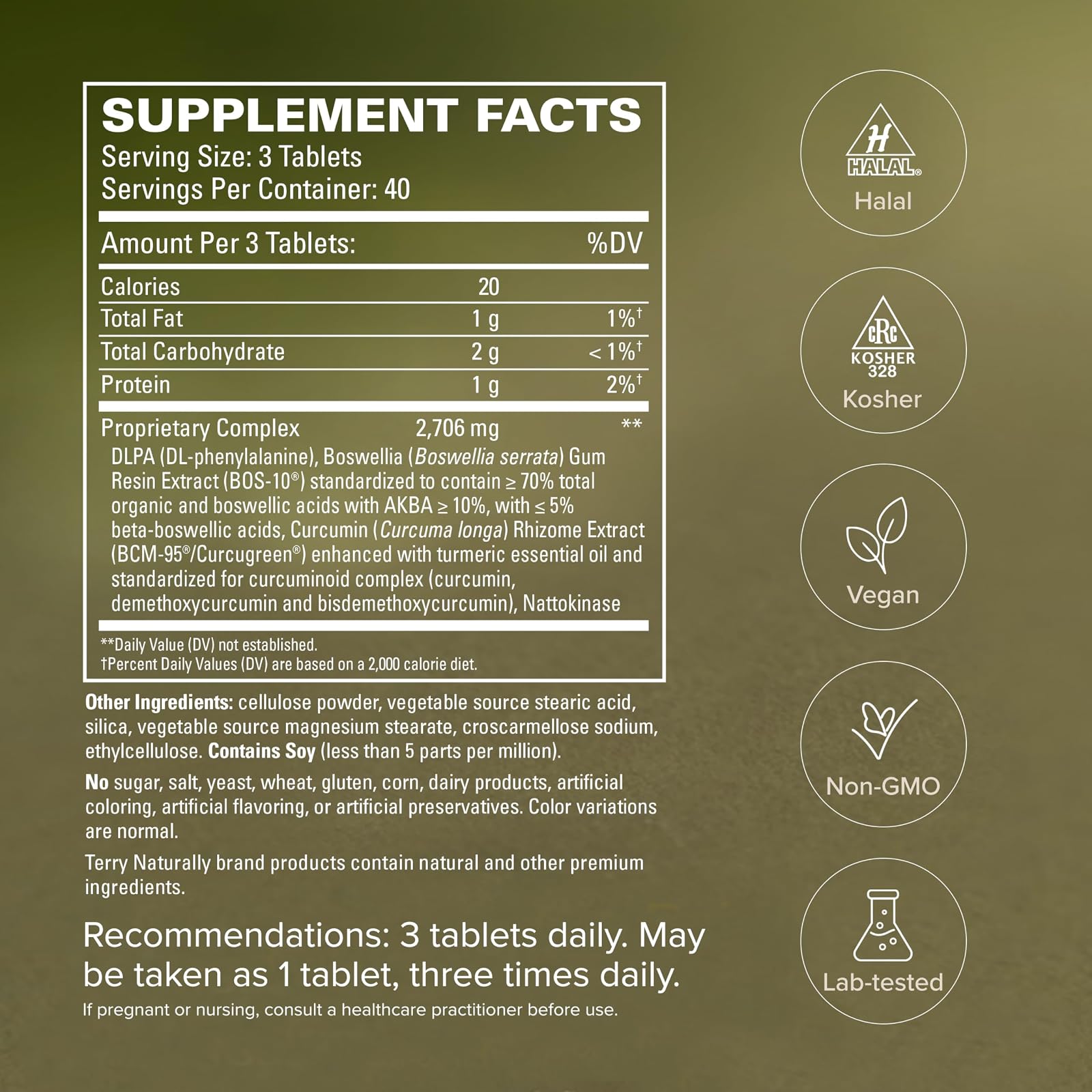 Terry Naturally Curamin benefits