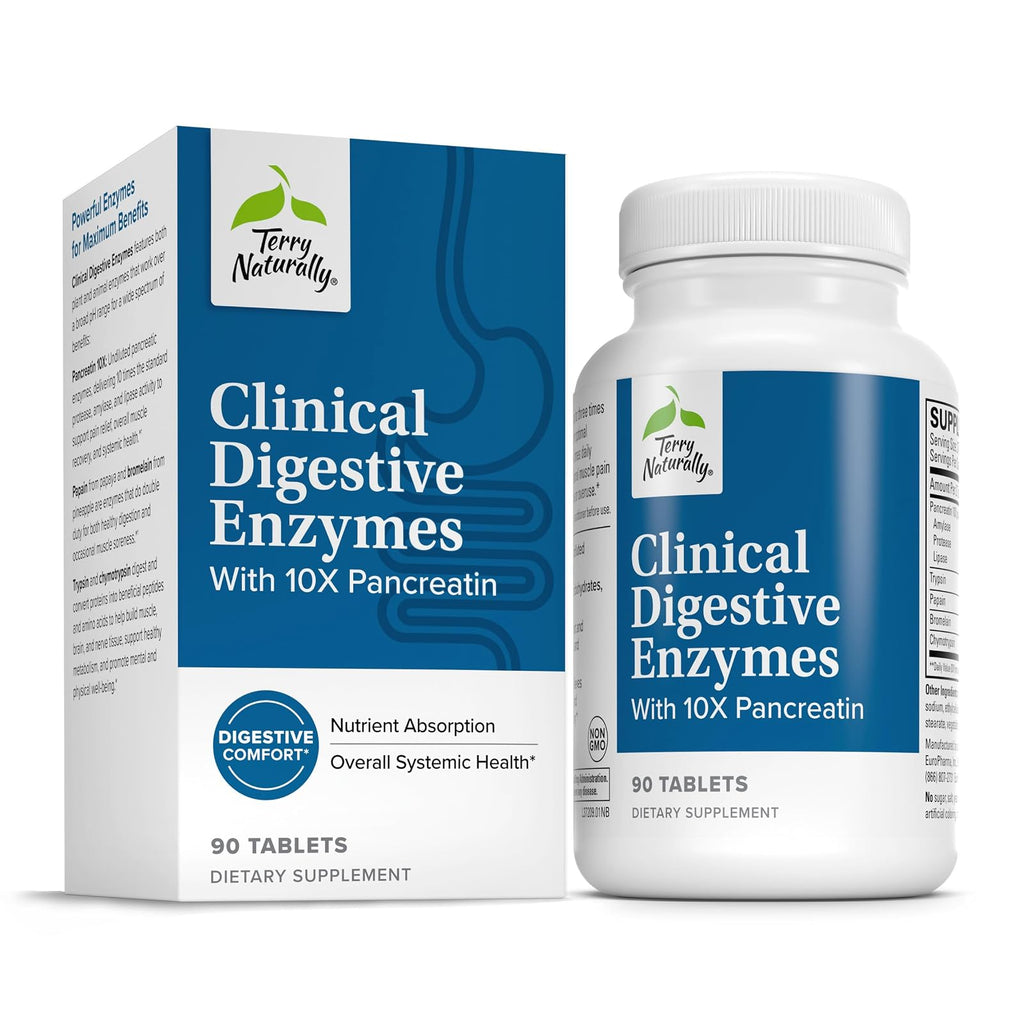Terry Naturally digestive enzymes for gut health