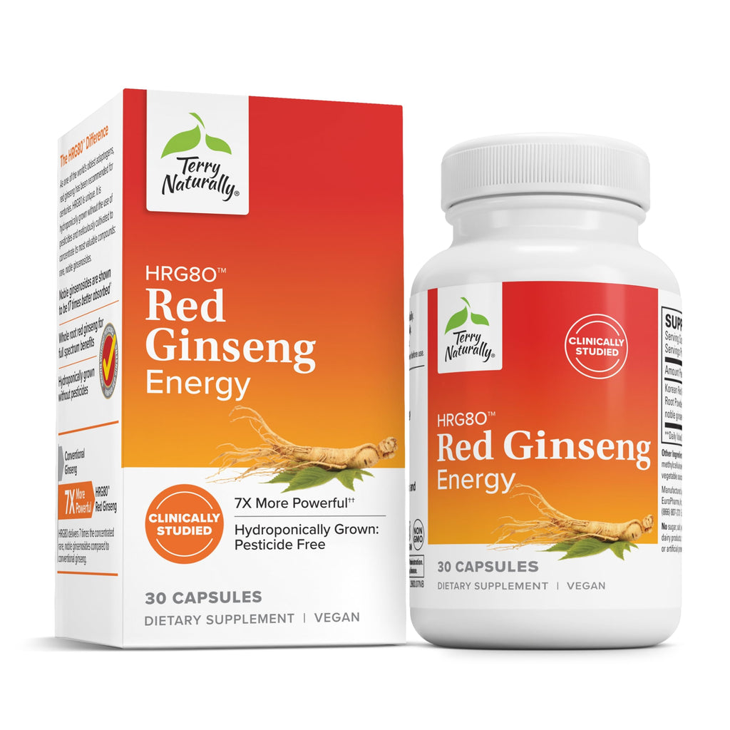 Terry Naturally ginseng capsules for energy