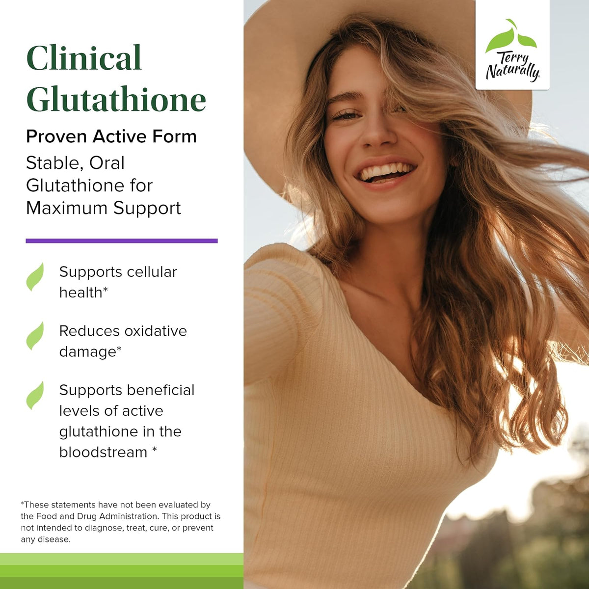 Terry Naturally glutathione antioxidant benefits