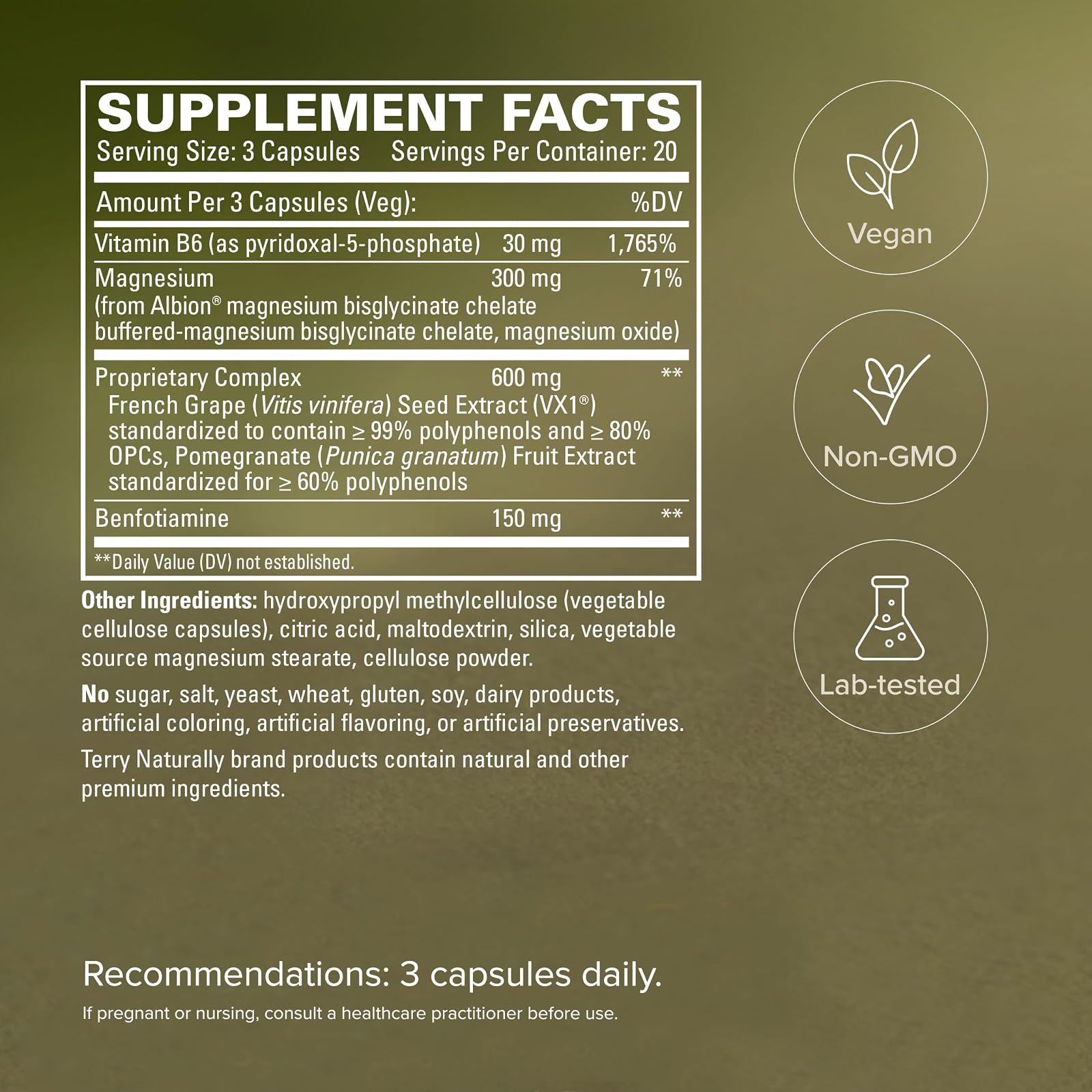 Terry Naturally grape seed benefits