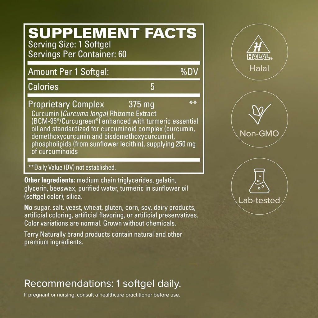Terry Naturally herbal turmeric extract