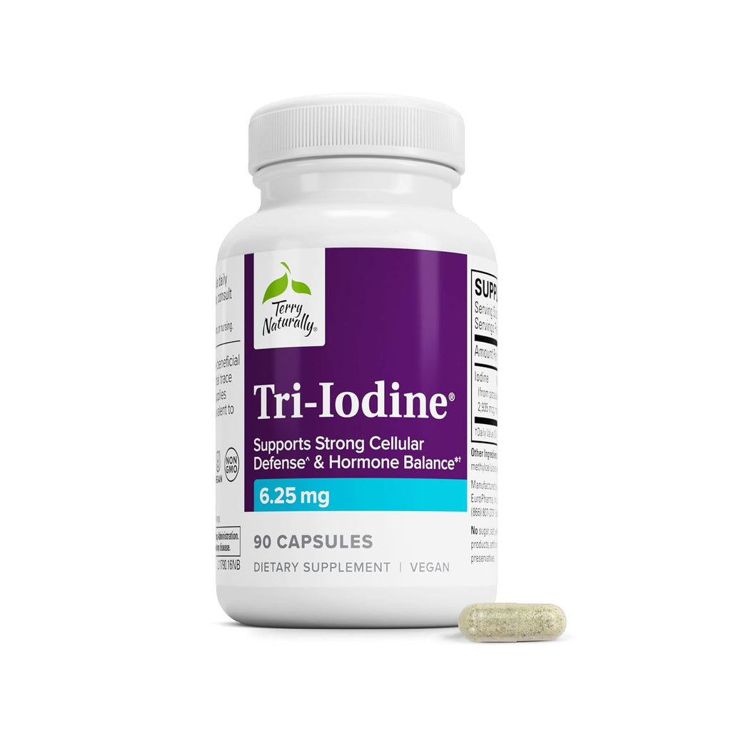 Terry Naturally iodine supplement capsules