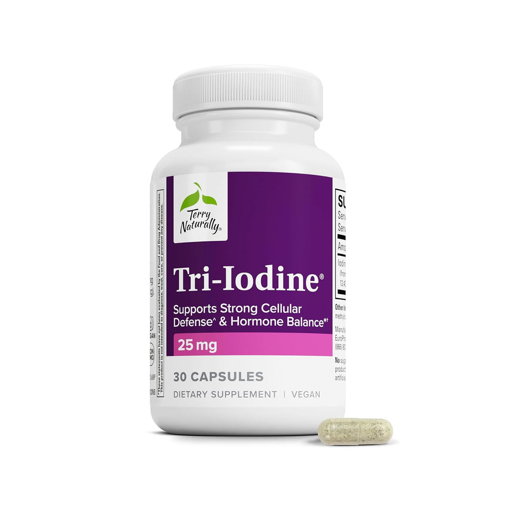 Terry Naturally iodine supplement capsules