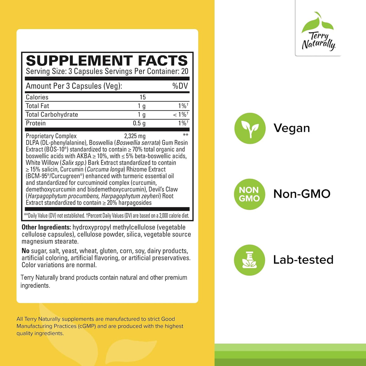 Terry Naturally turmeric capsules