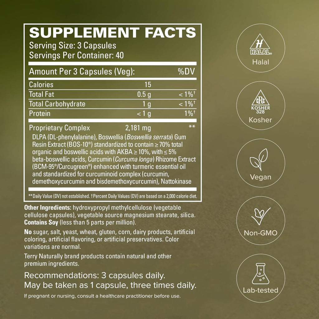 Terry Naturally turmeric for muscle support