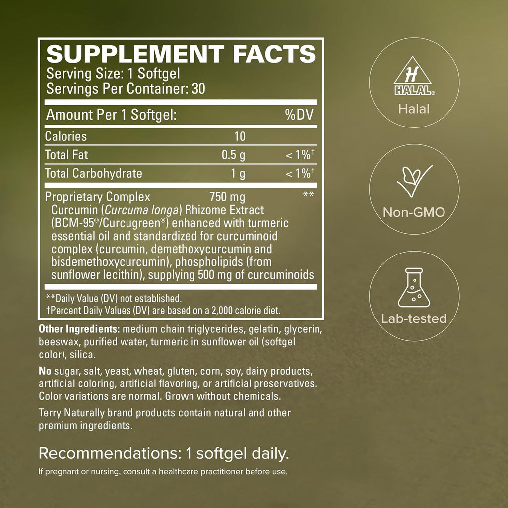 Terry Naturally turmeric tea alternative