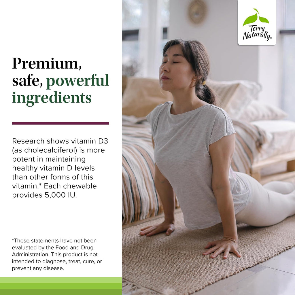 Terry Naturally vitamin D3 benefits