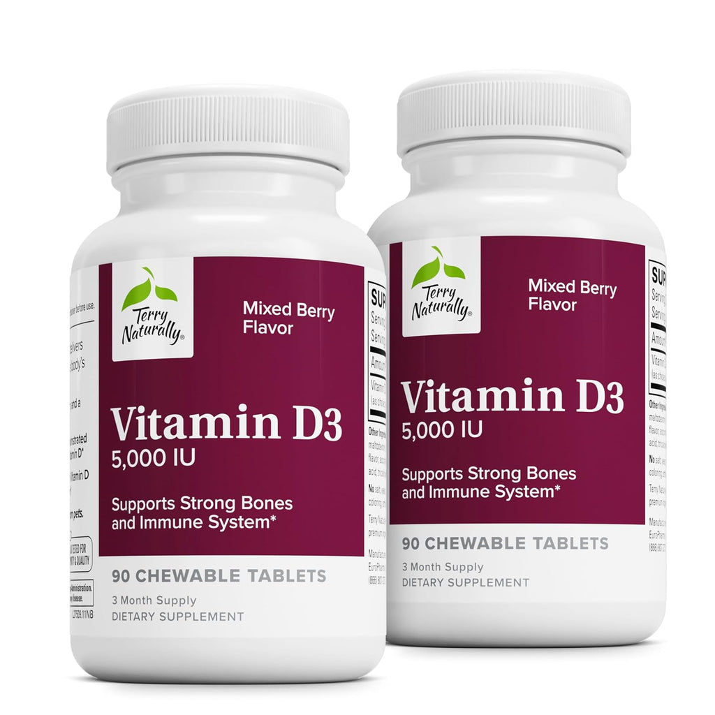 Terry Naturally vitamin D3 capsules
