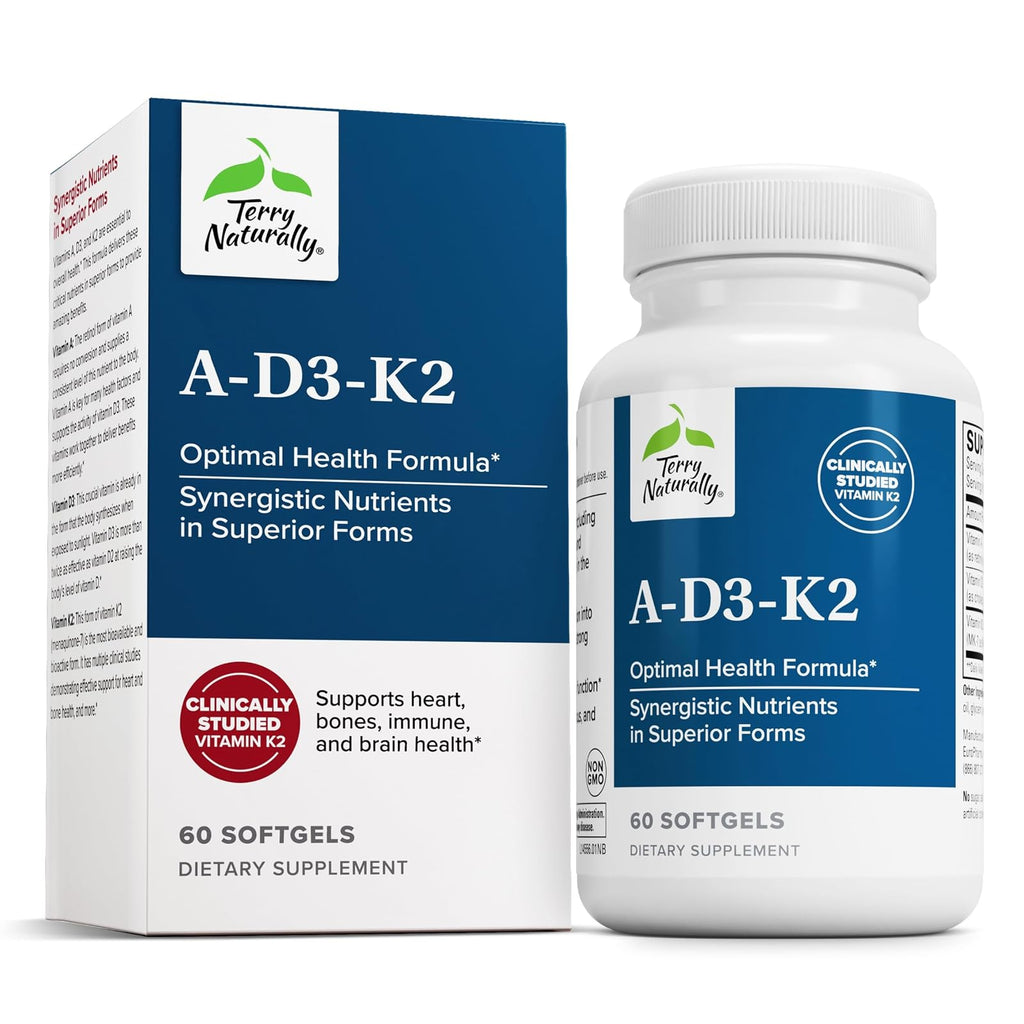 Terry Naturally vitamin D3 K2 capsules