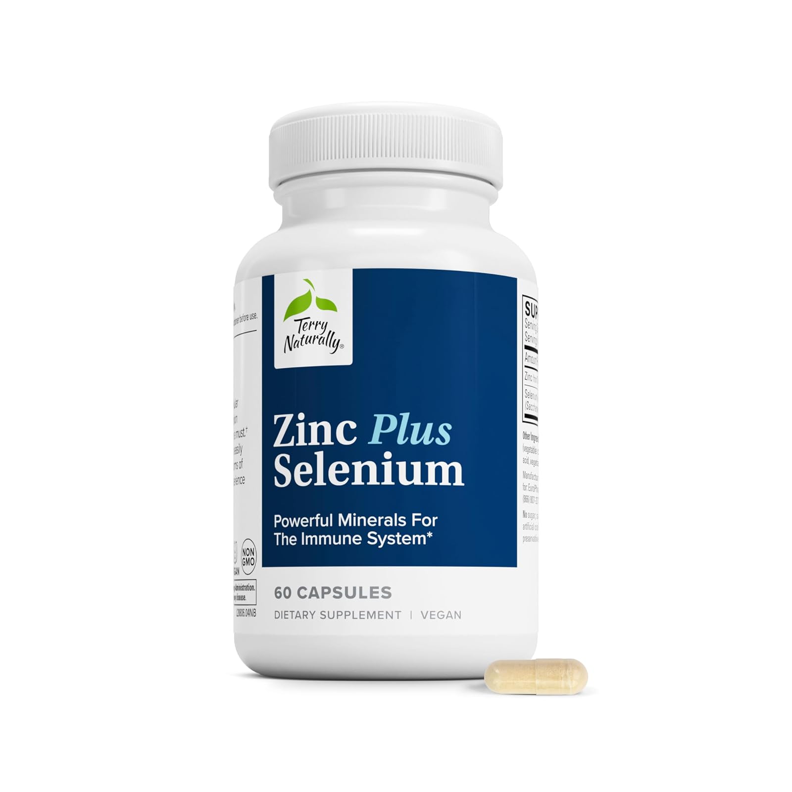 Terry Naturally zinc plus selenium tablets