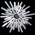 Tessco selenite crystal wands set