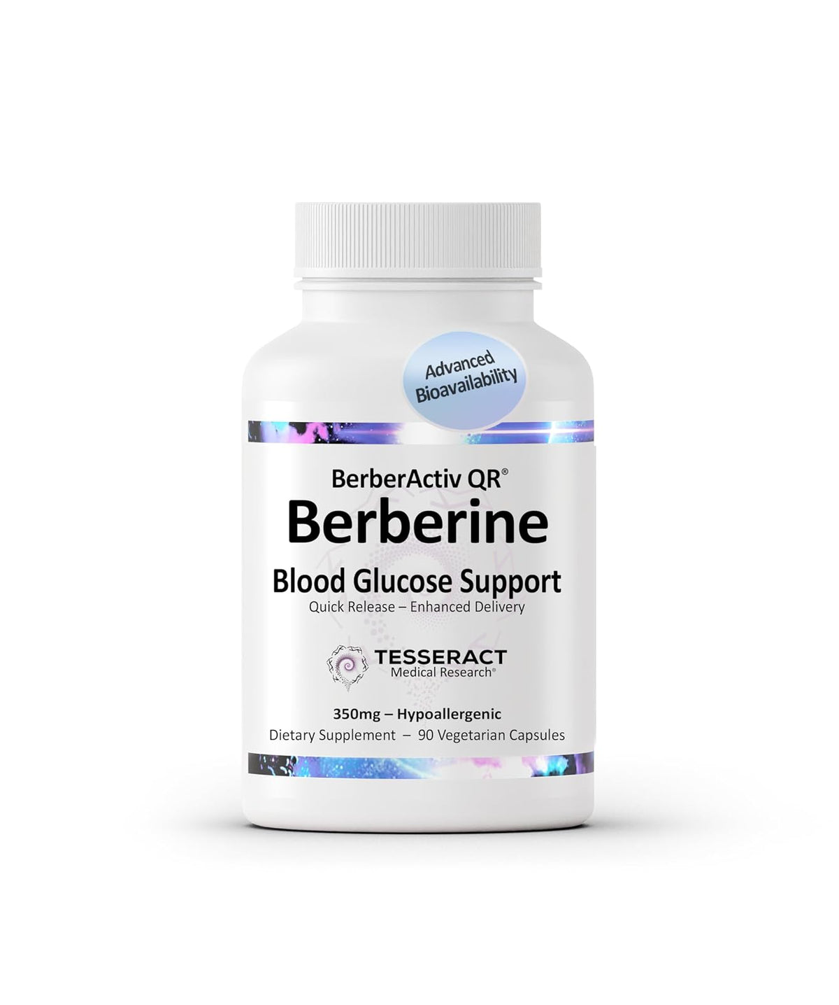 Tesseract Berberine 350 mg capsules