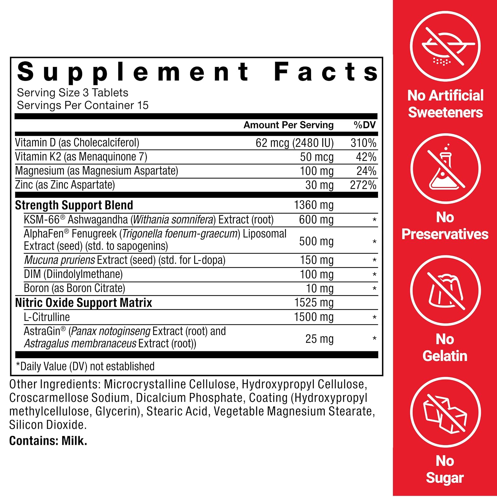 Test X180 Supreme for vitality and strength
