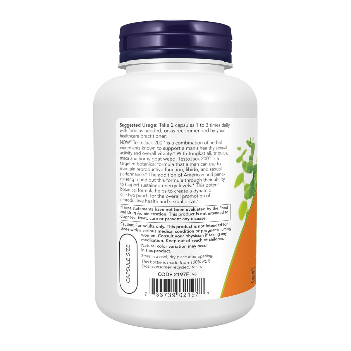 TestoJack 200 whole food multivitamin