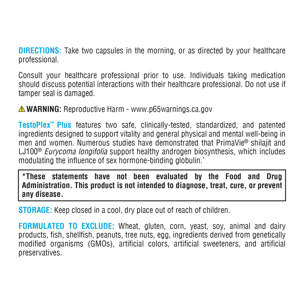 TestoPlex Plus for improved stamina