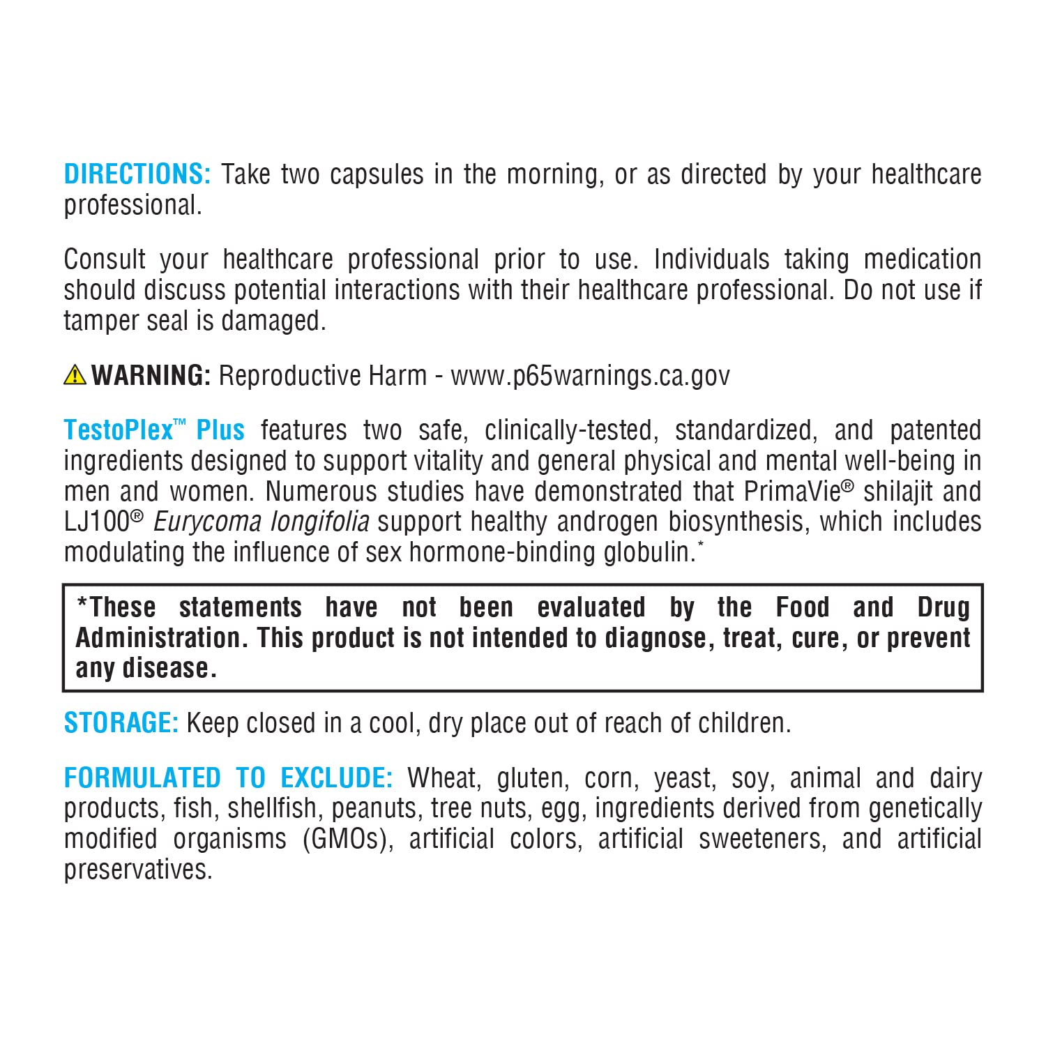 TestoPlex Plus for improved stamina