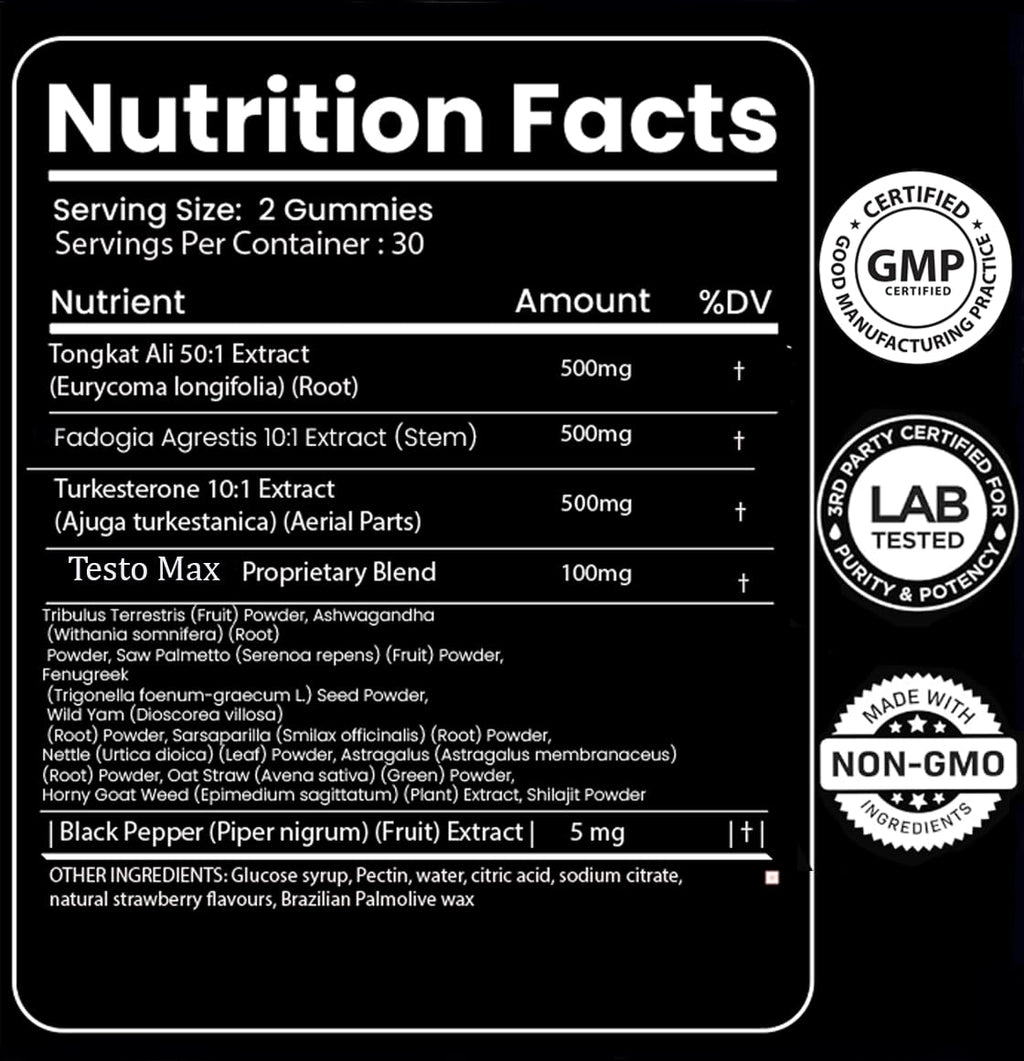 testosterone gummies for active lifestyle