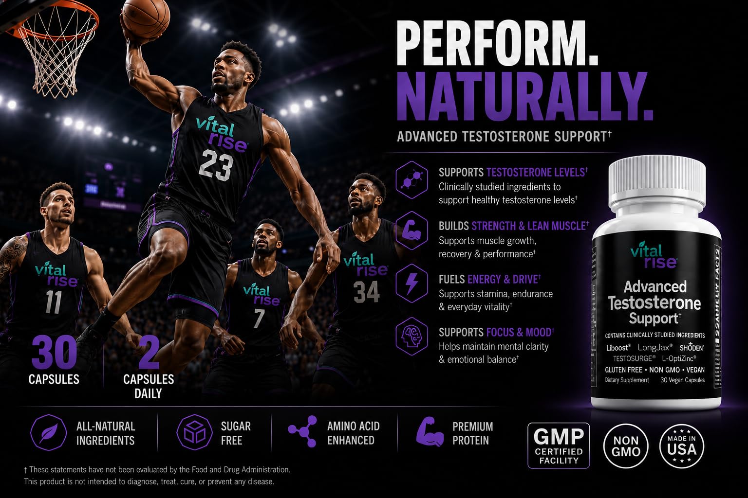 testosterone supplement for improved performance