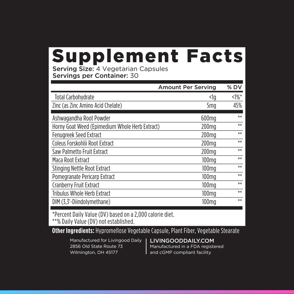 Testosterone support for active lifestyles