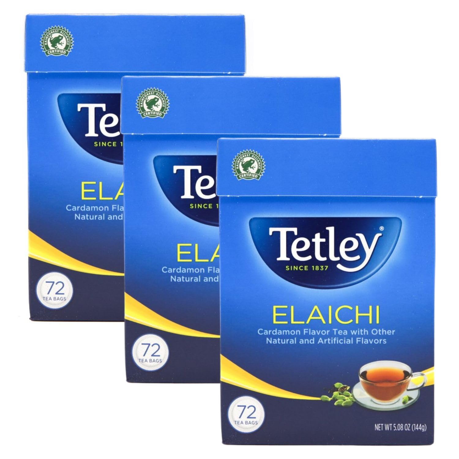Tetley Elaichi tea bags for relaxation