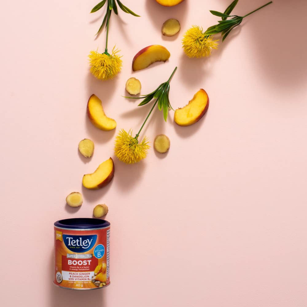 Tetley herbal tea for wellness