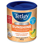 Tetley herbal tea with vitamin D