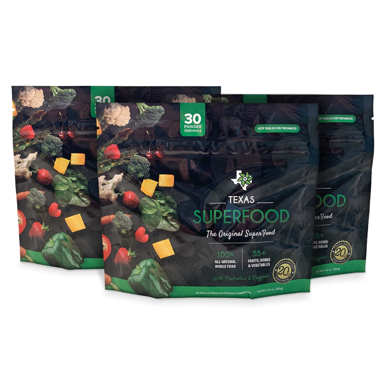 Texas SuperFood vegan dietary supplement
