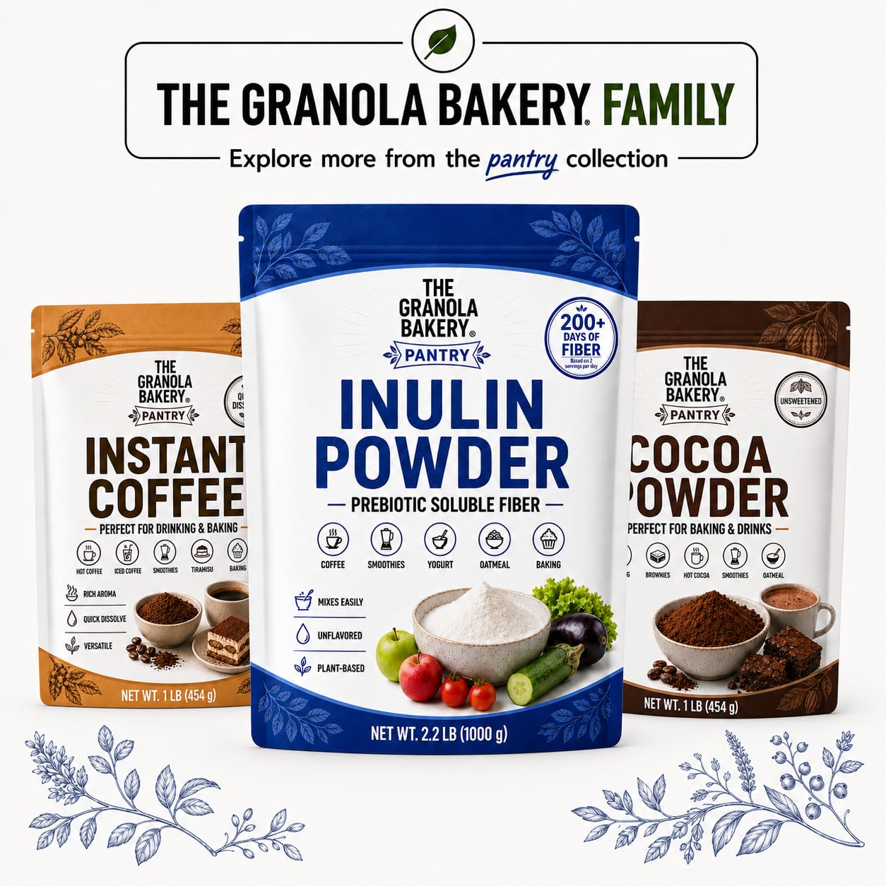TGB inulin for enhanced gut flora