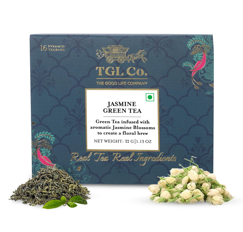 TGL Co. jasmine green tea bags