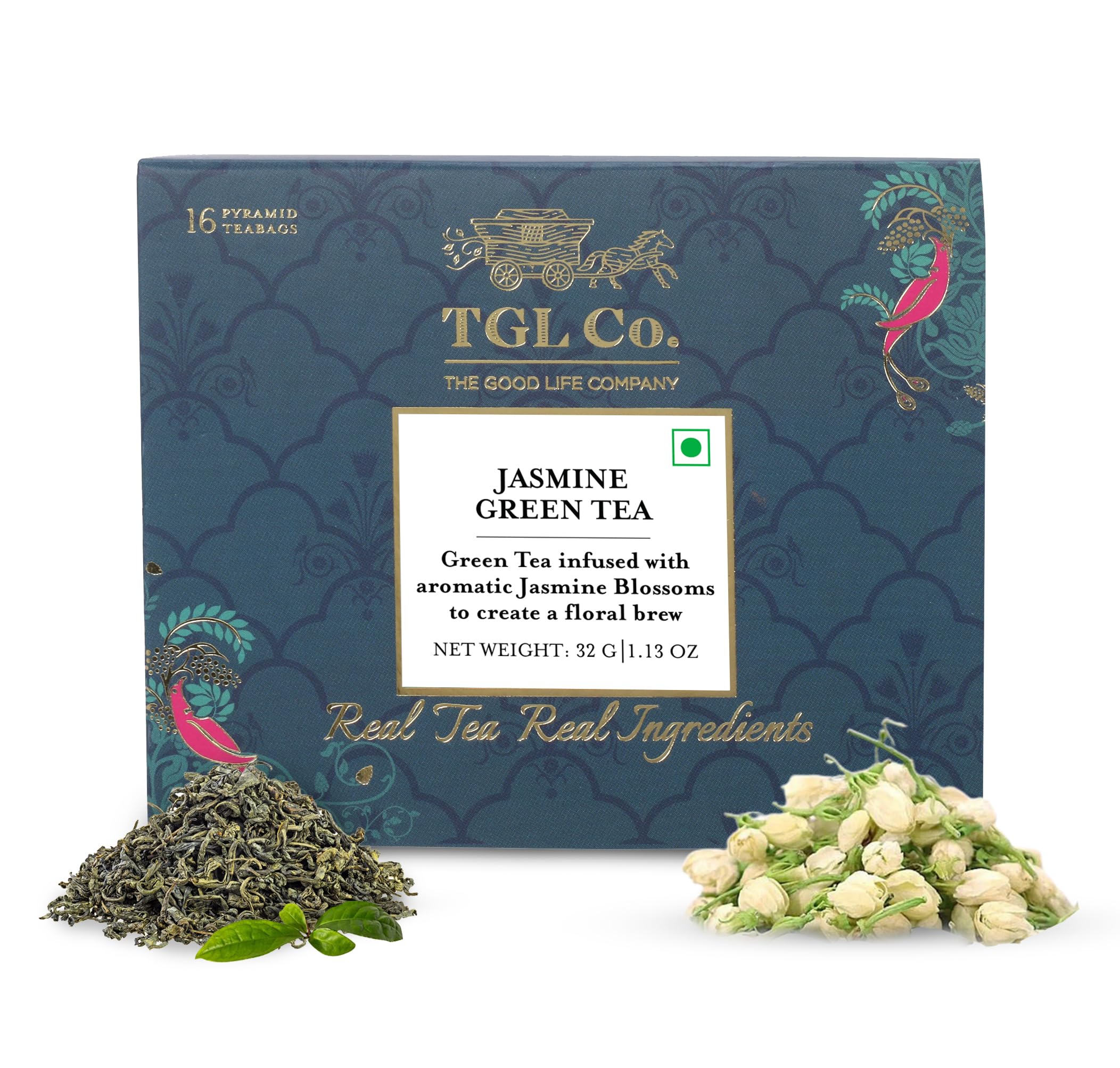 TGL Co. jasmine green tea bags