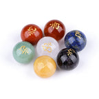 TGS Gems chakra sphere crystal stones