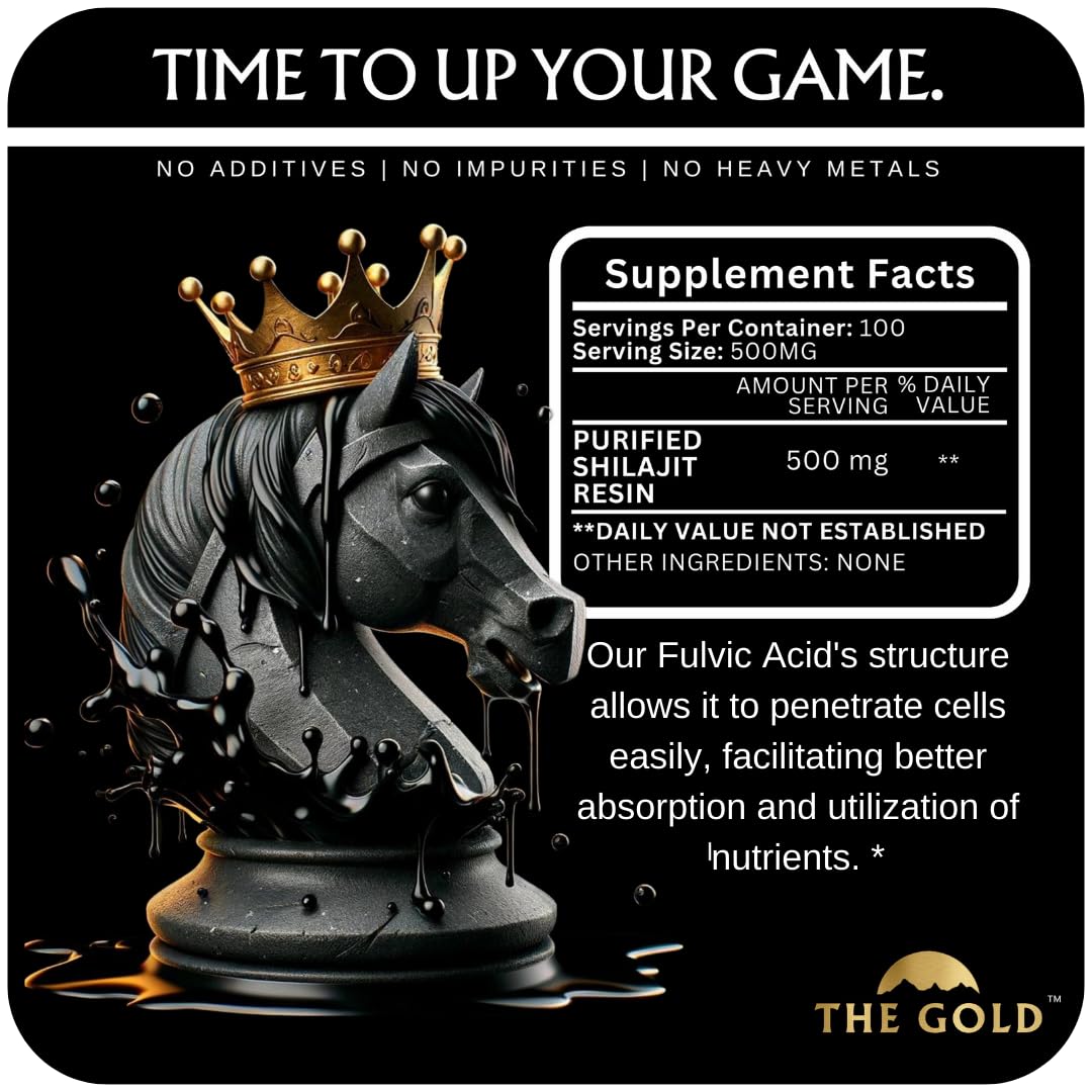 THE GOLD shilajit for energy