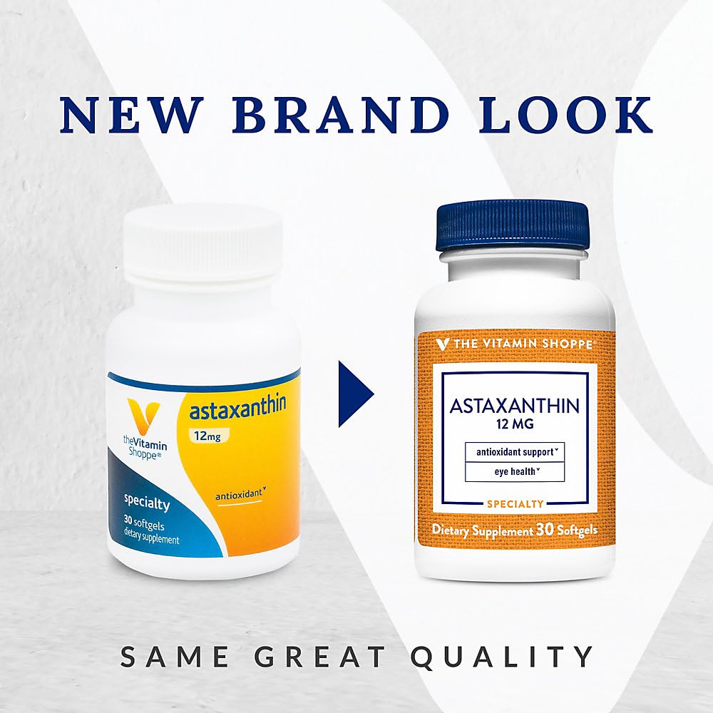 The Vitamin Shoppe Astaxanthin health benefits