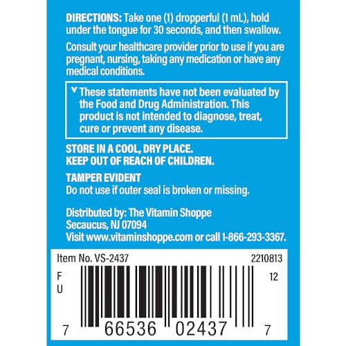 The Vitamin Shoppe B12 liquid drops