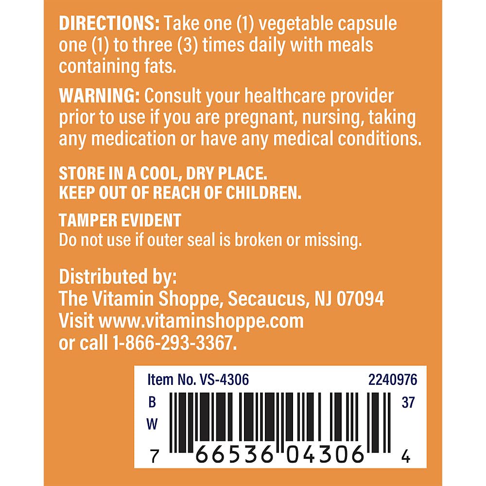 The Vitamin Shoppe bile supplement