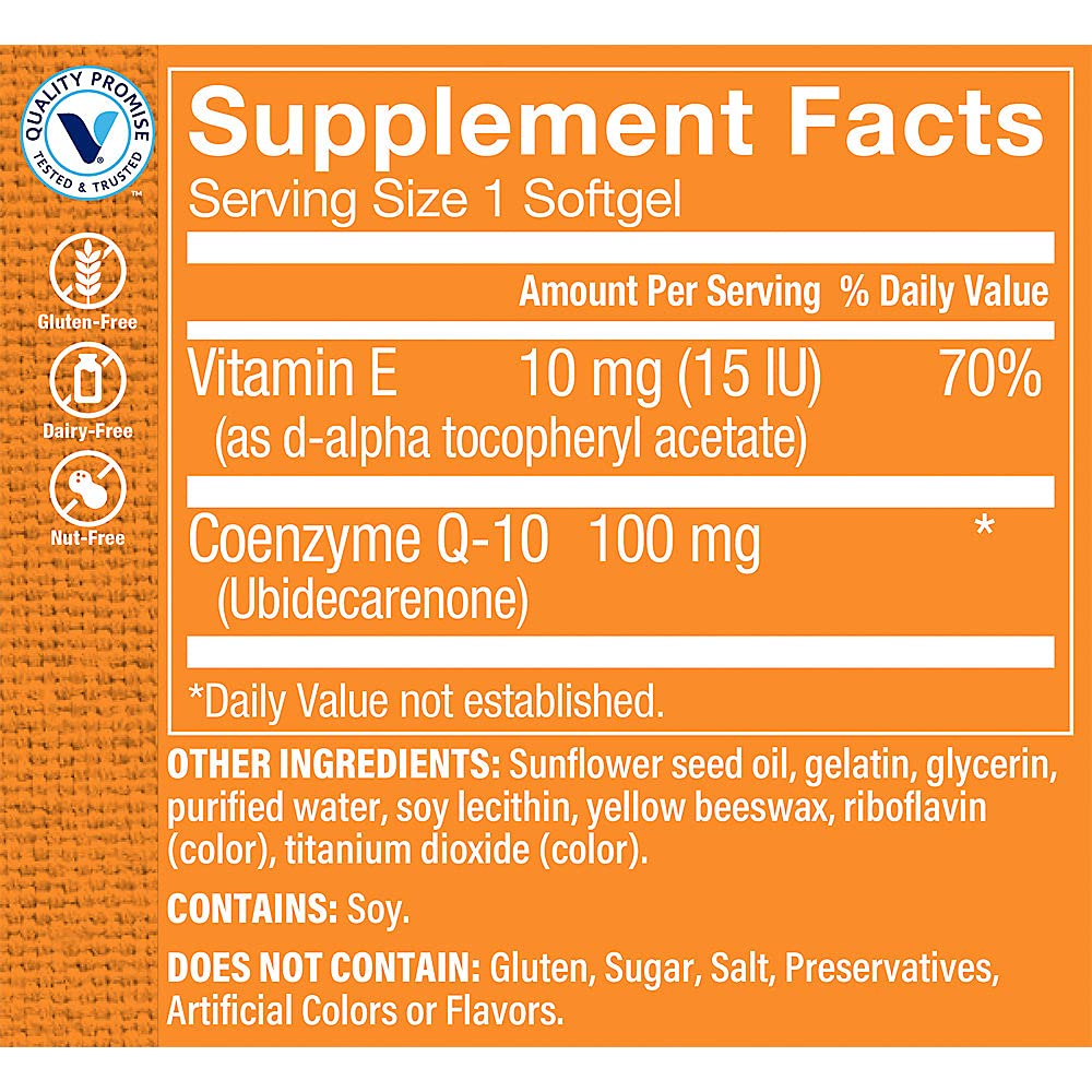 The Vitamin Shoppe CoQ10 heart health
