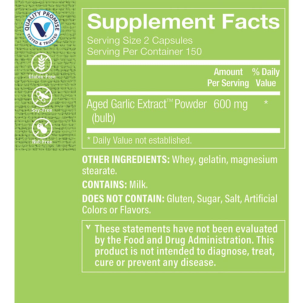 The Vitamin Shoppe garlic capsules