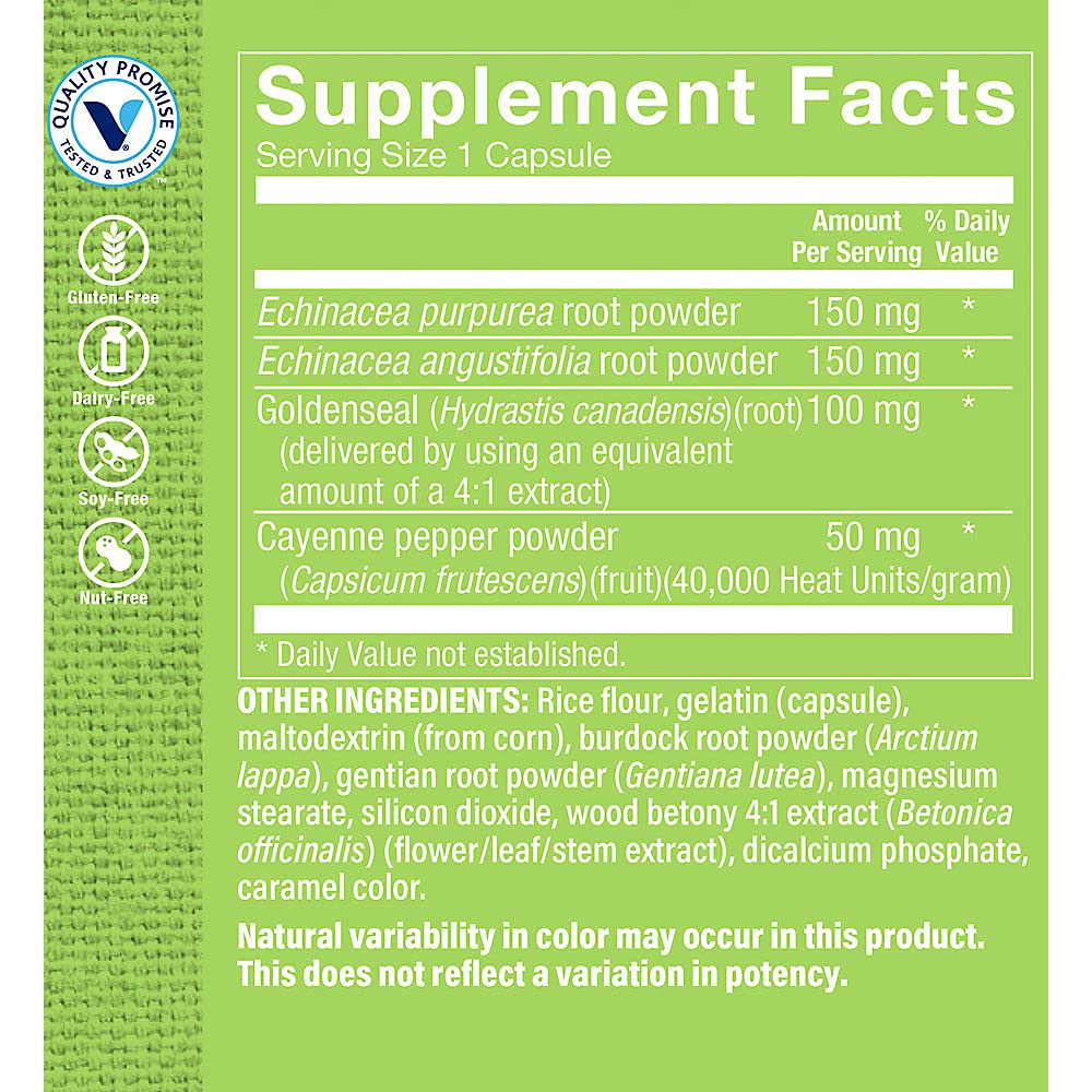 The Vitamin Shoppe herbal capsules