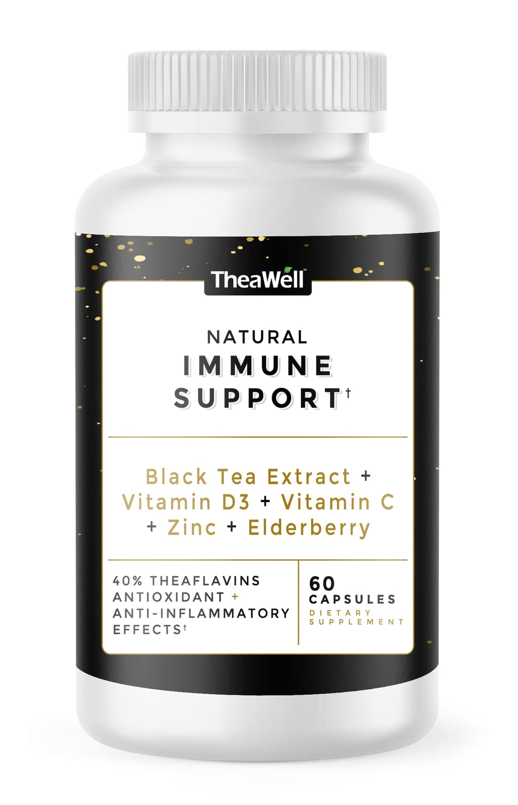 TheaWell elderberry immune support capsules