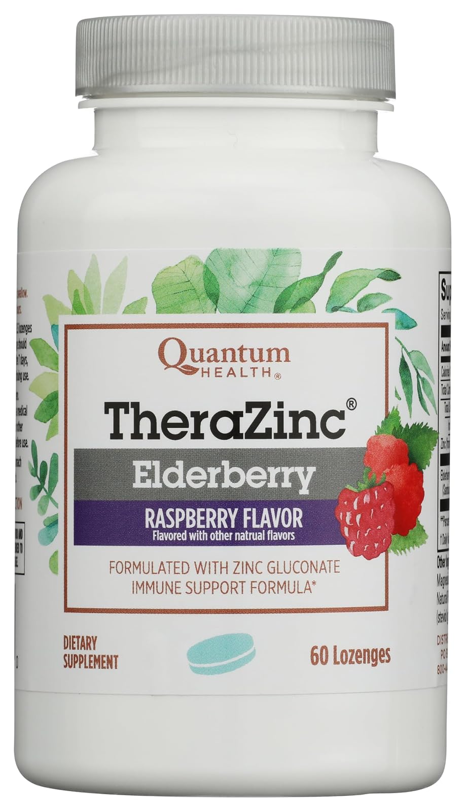 Thera Zinc Elderberry Lozenges for immune support