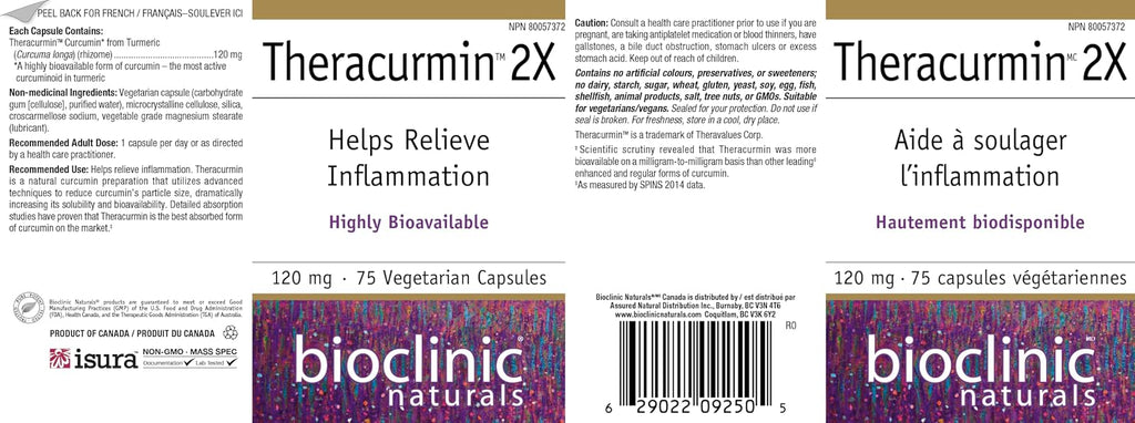 Theracurmin 2X for digestive health