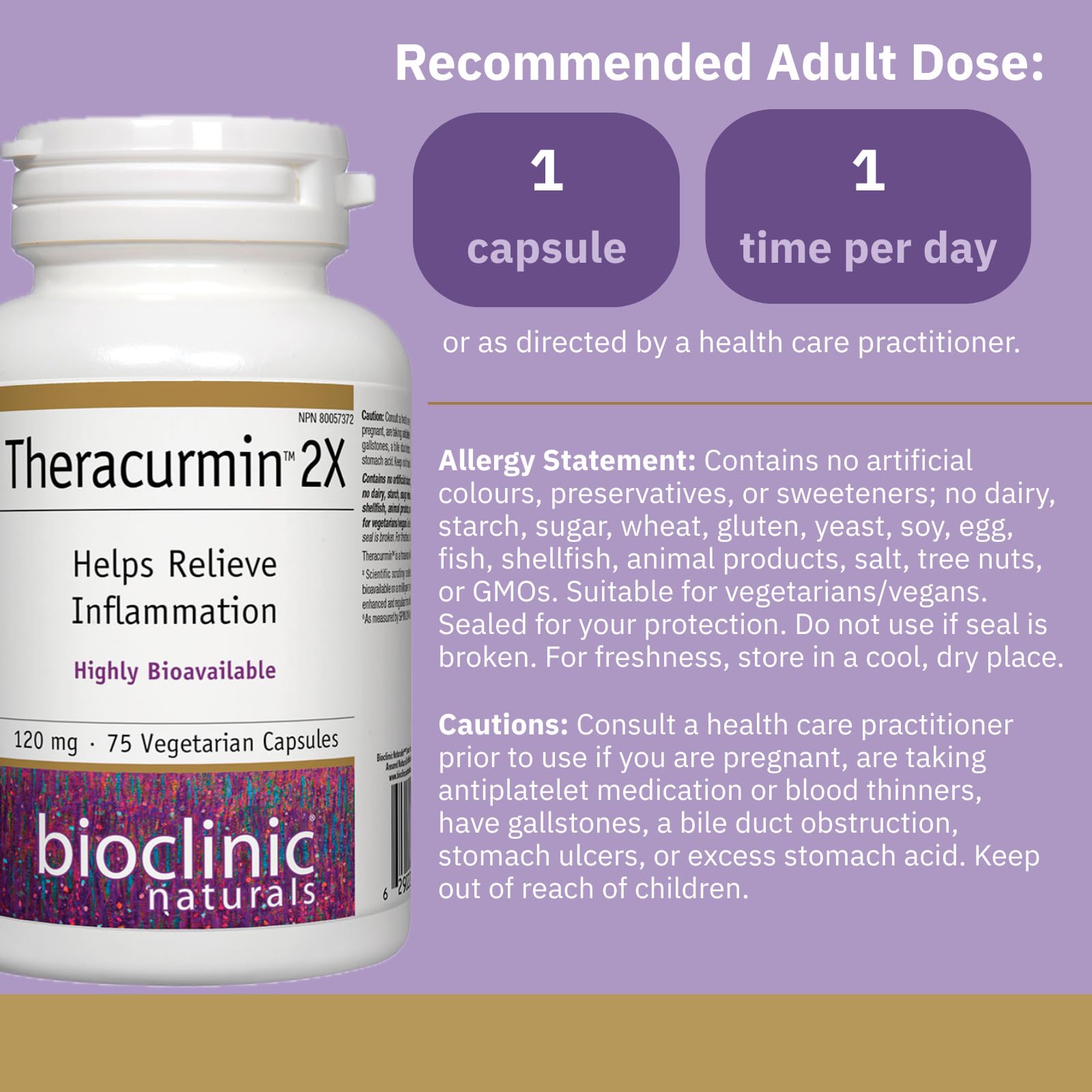 Theracurmin 2X for joint support