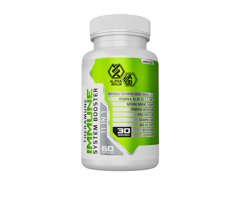 Theramune elderberry immune support capsules