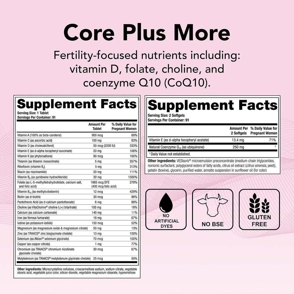 TheraNatal OvaVite prenatal dha support